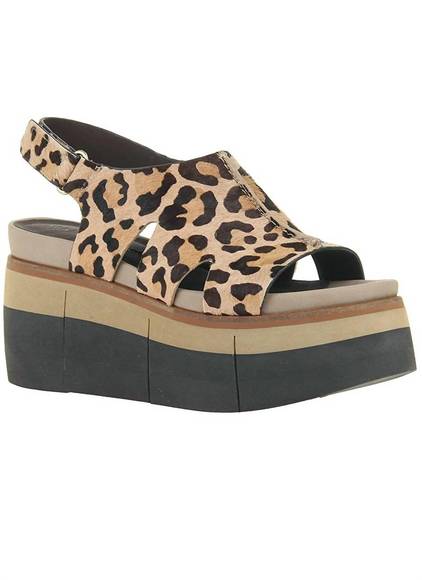 Naked Feet | Shoes | New Naked Feet Geo Platform Sandal In Leopard ...